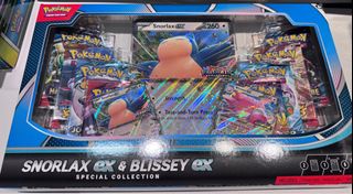 Pokemon Snorlax & Blissey EX special collection box, Hobbies & Toys ...