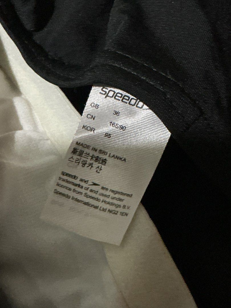 Speedo Endurance+ Black Swimsuit, Women's Fashion, Swimwear, Bikinis ...