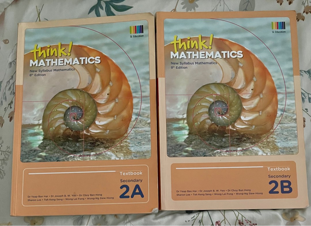 Think! Mathematics Textbook Secondary 2A & 2B, Hobbies & Toys, Books ...