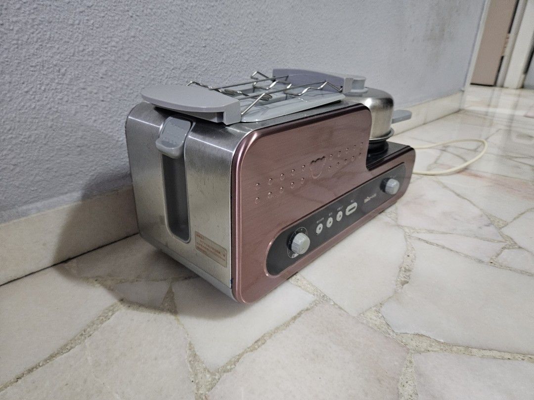 BEAR 4-in-1 Toaster Breakfast Set | Breakfast Station with Frying Pan ...