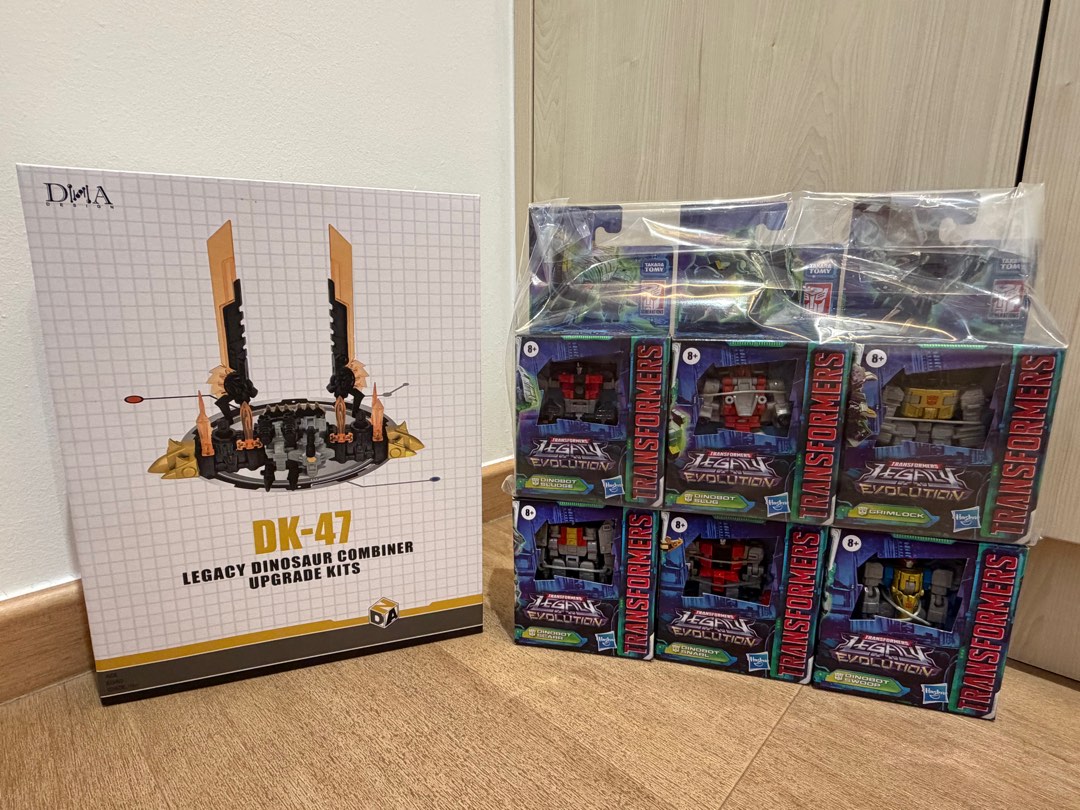 Transformers Legacy Core Dinobots (Volcanicus) set + DNA DK-47 Upgrade ...