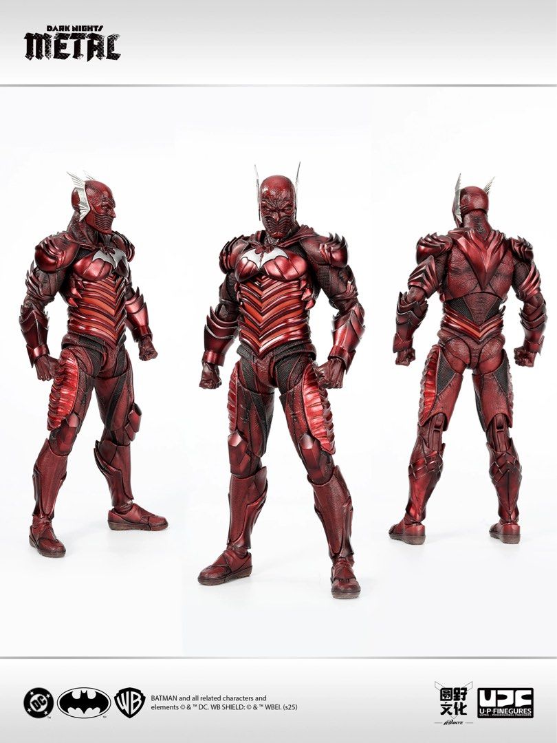 圆野文化 x 良品制造 u.p.finegures UPF LPZZ RED DEATH DARK NIGHTS METAL 1/12 ...