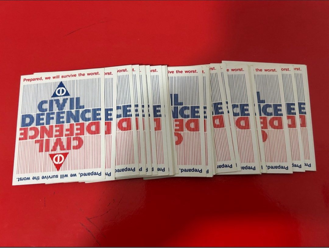 Vintage Civil Defence Card Game, keep at least 35 years, Hobbies & Toys ...