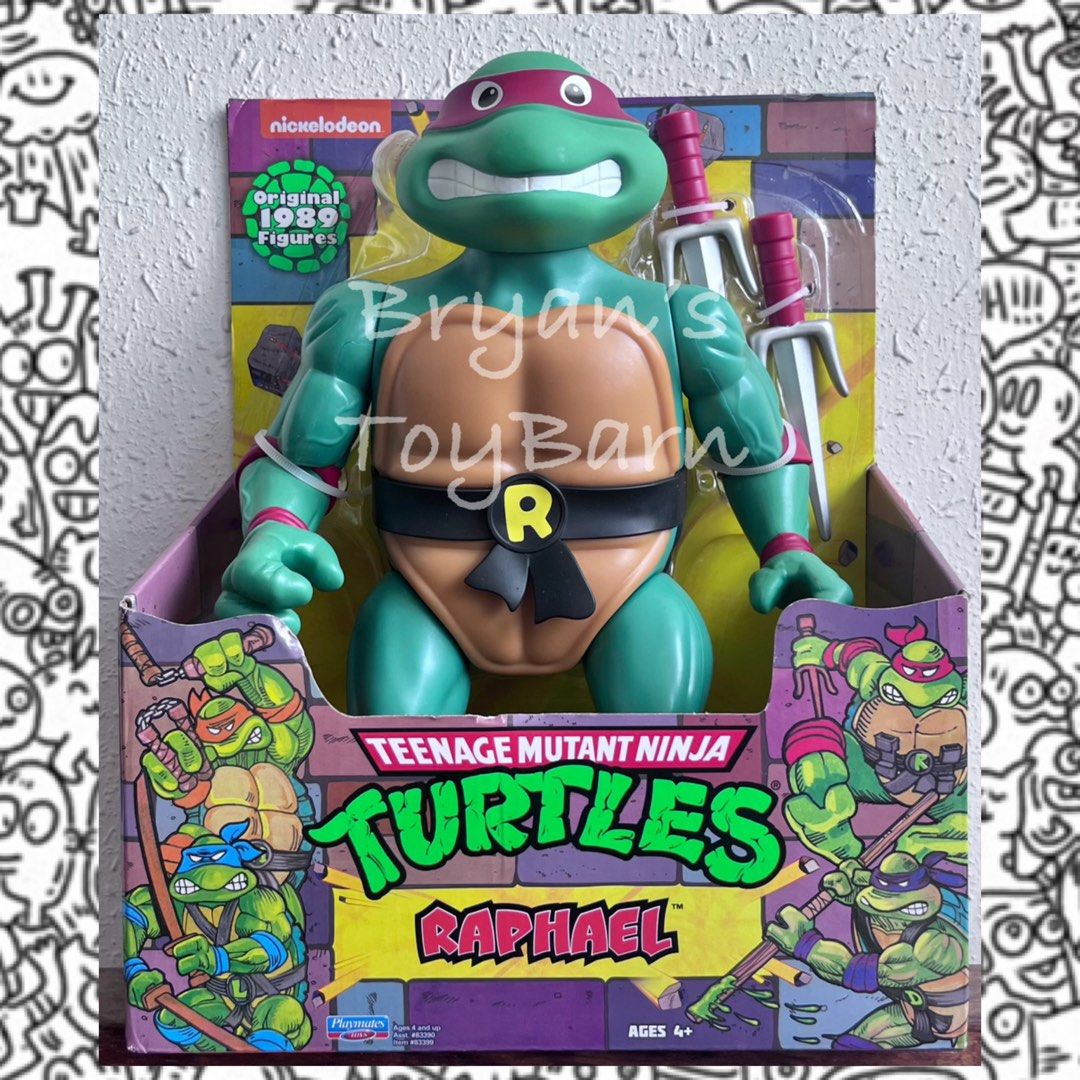 12 inch TMNT Teenage Mutant Ninja Turtles Raphael Classic Reissue Giant ...