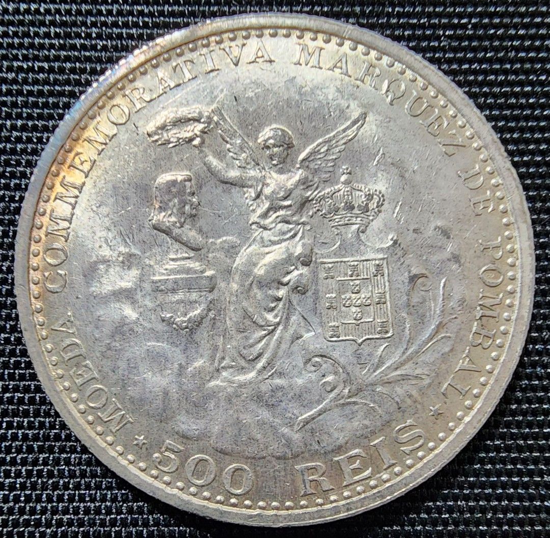 1910 Portugal Manuel II 500 Reis, Hobbies & Toys, Memorabilia ...