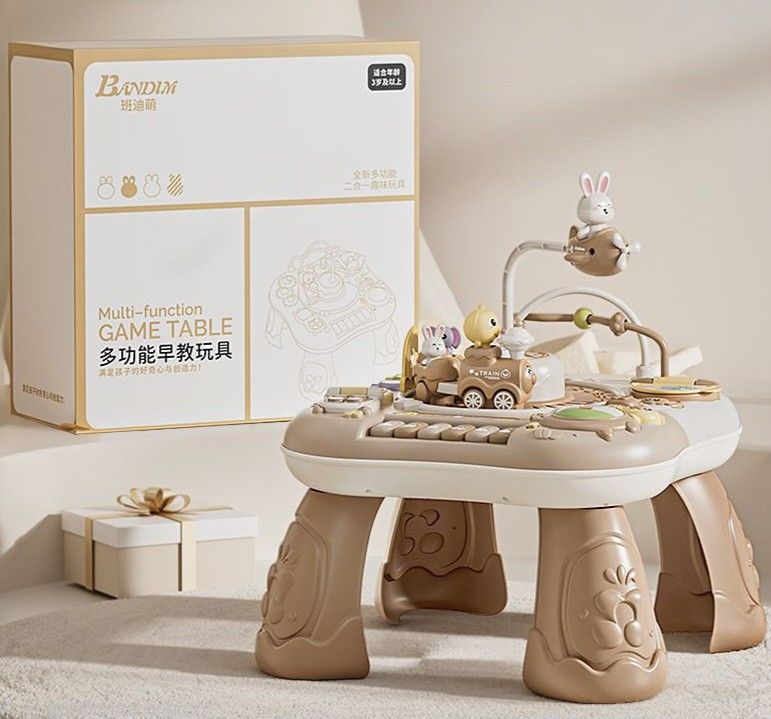 4-in-1 Multi-Function Game Table | Baby Activity & Learning Table (0–3 ...