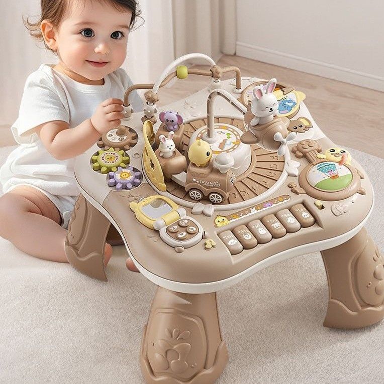 4-in-1 Multi-Function Game Table | Baby Activity & Learning Table (0–3 ...