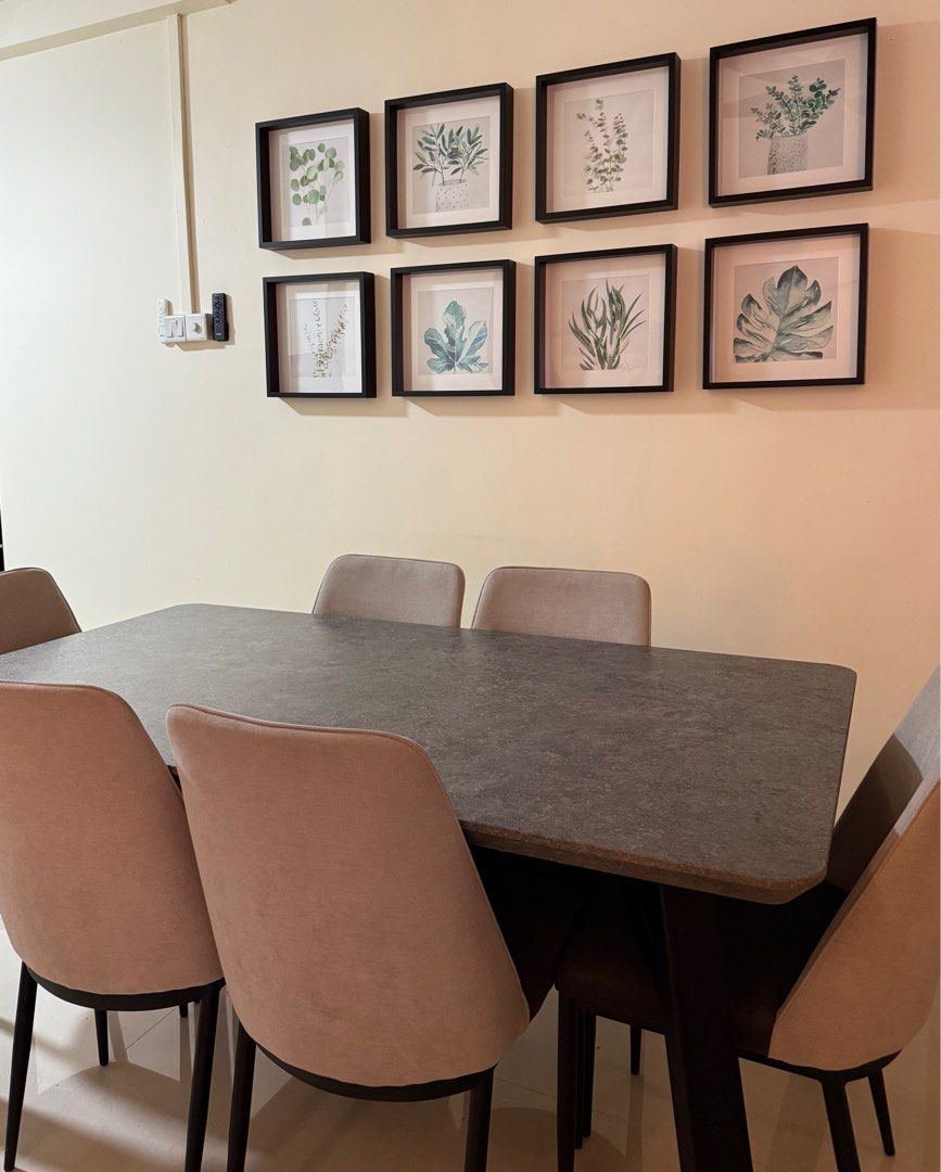 6 seater dining table, Furniture & Home Living, Furniture, Tables ...