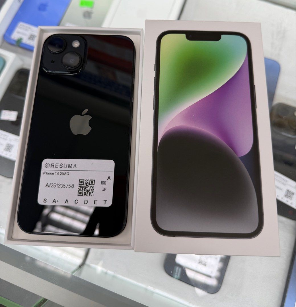 Sold💯秒殺價 日版 iPhone 14 256gb 100 battery 🔋 全原裝 all original , 手提電話, 手機 ...
