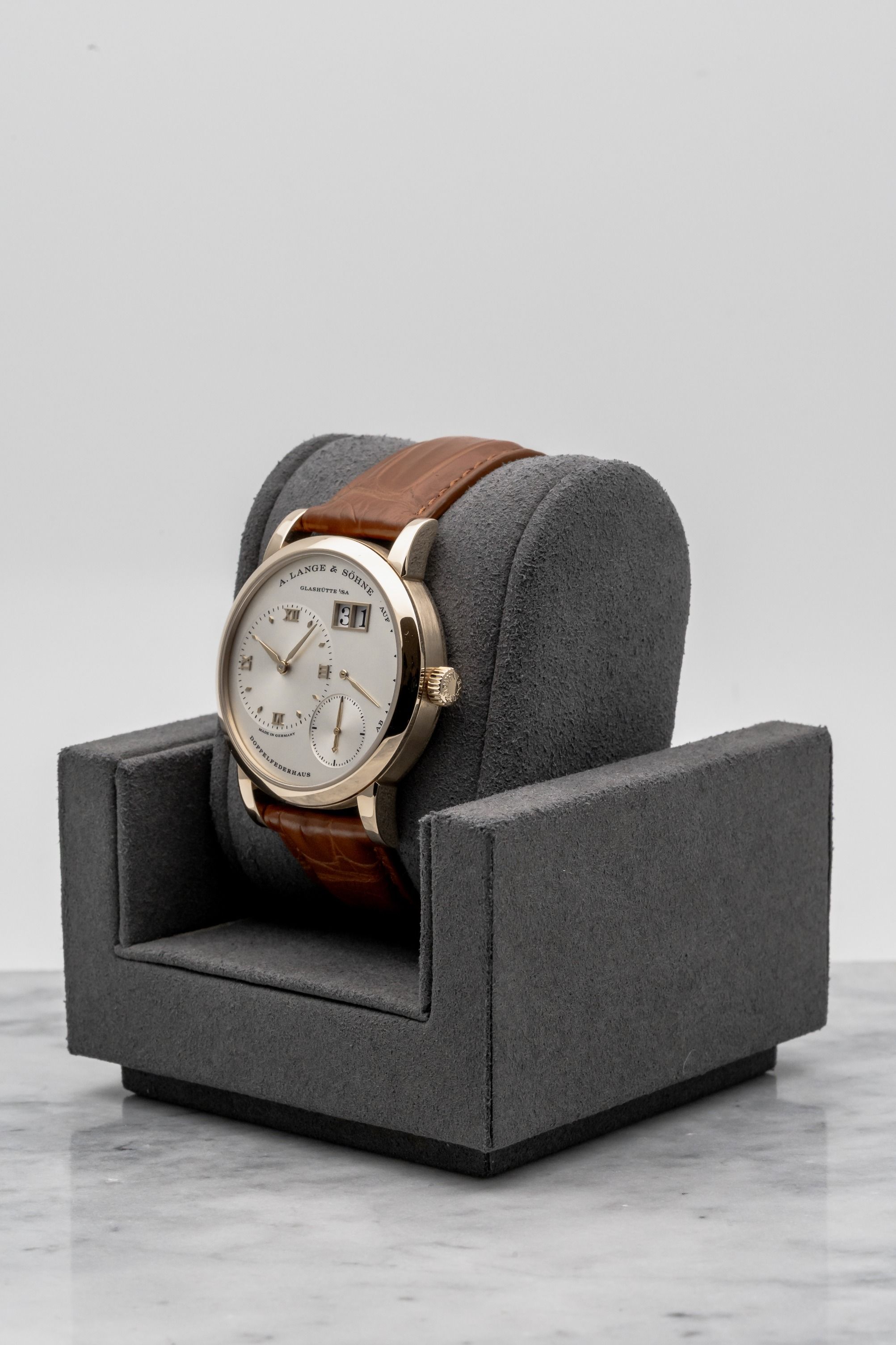 A. Lange & Söhne Lange 1 191.032, Silver Dial • Watch Only, Luxury ...