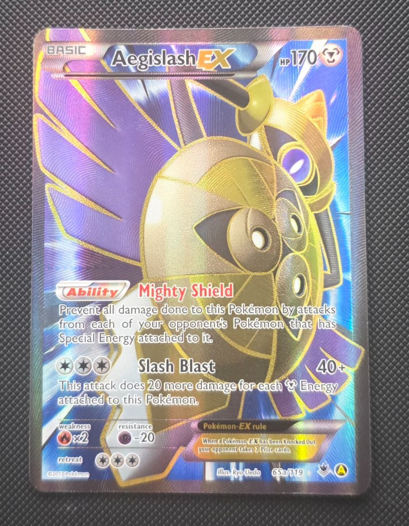 Aegislash EX #65a - Pokemon XY Phantom Forces Promo (2014) - LP ...