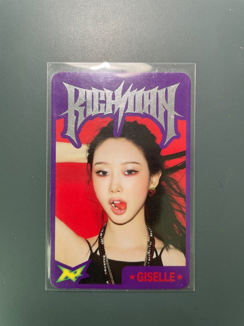 Aespa Giselle Photocard - RICH MAN, Hobbies & Toys, Memorabilia ...