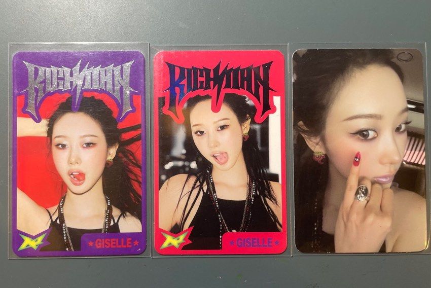 Aespa Giselle Photocard - RICH MAN, Hobbies & Toys, Memorabilia ...