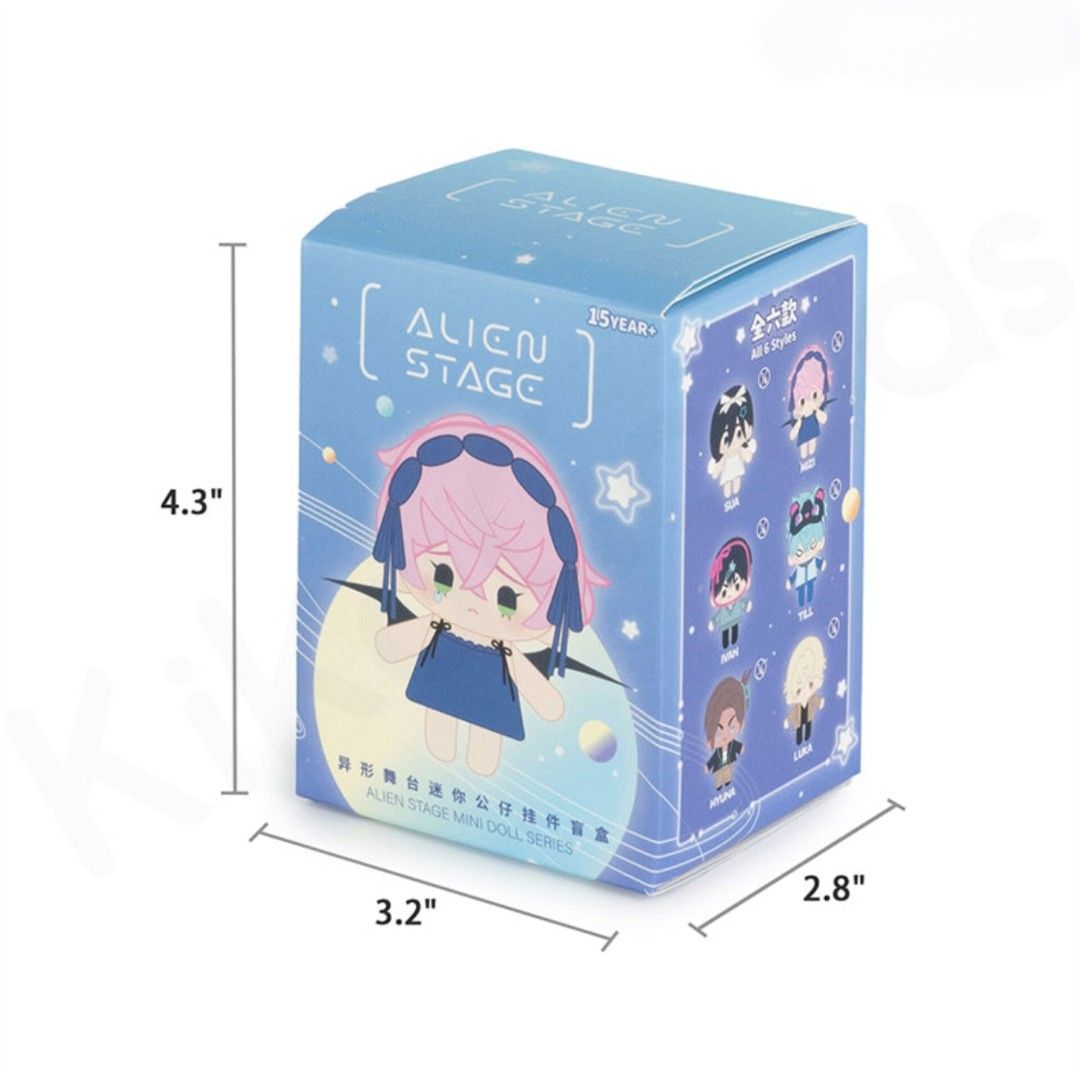 Alien Stage Blind Box Mini Plush Keychain, Hobbies & Toys, Toys & Games ...