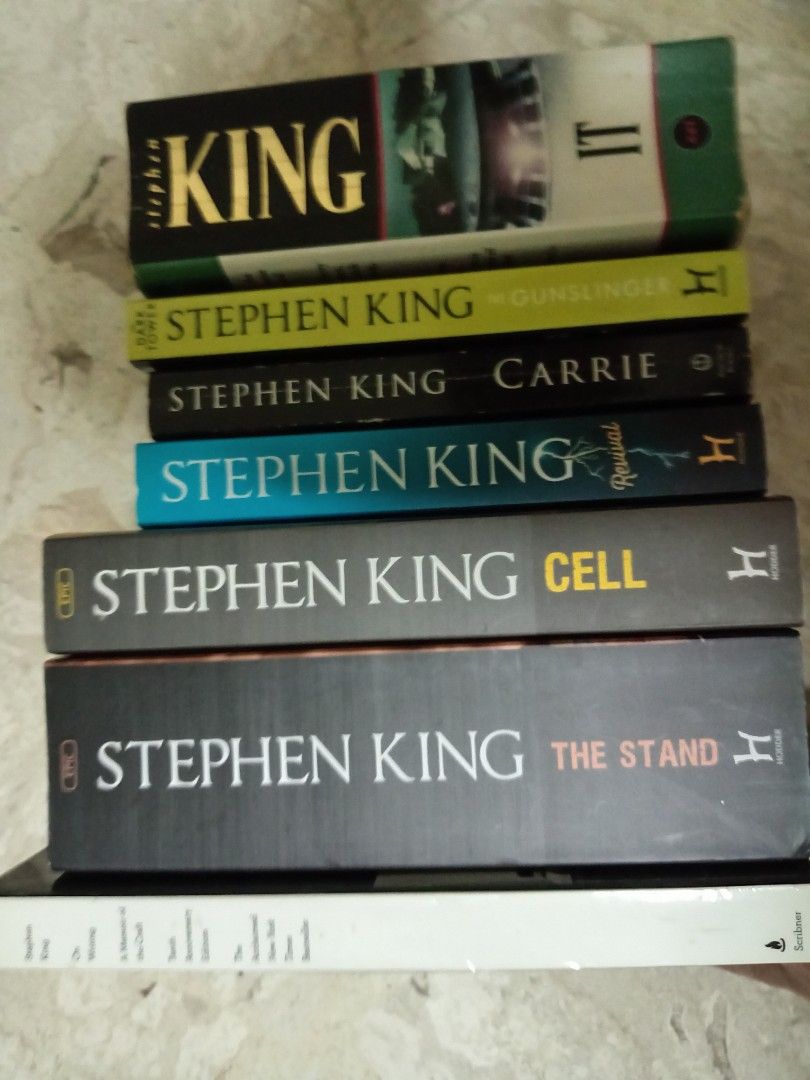 All $20 Stephen King On Writing / Carrie / It / Dark Tower Gunslinger ...