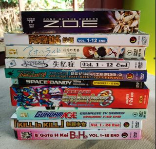 Anime DVD Collection - Various Titles, Hobbies & Toys, Music & Media ...