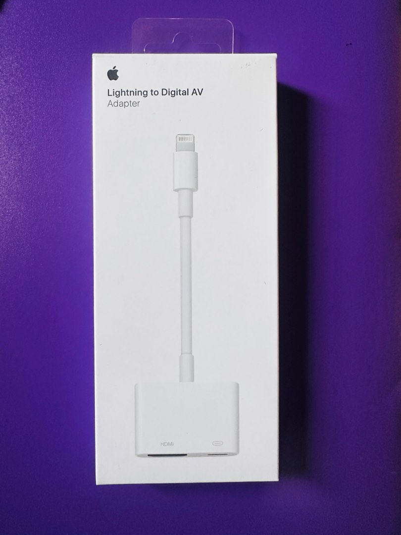 Apple Lightning to AV Adapter, Computers & Tech, Parts & Accessories ...
