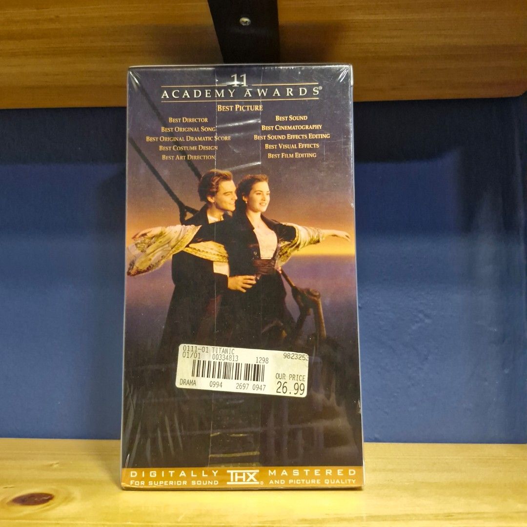 BN SEALED Titanic 1998 Original VHS Box Set Classic Film Movie Retro ...