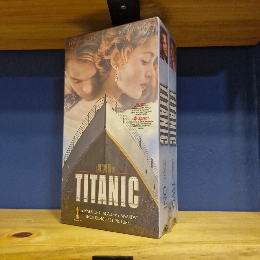 BN SEALED Titanic 1998 Original VHS Box Set Classic Film Movie Retro ...