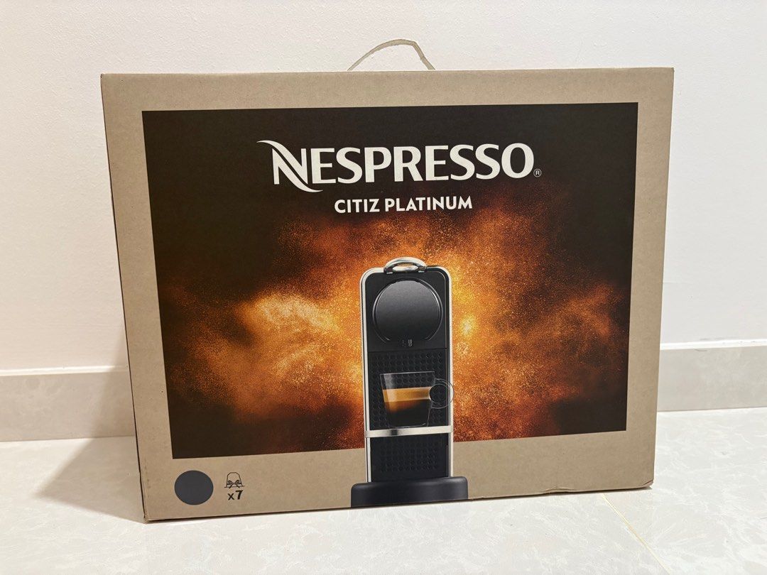 Brand New Nespresso Citiz Platinum Coffee Machine, TV & Home Appliances ...
