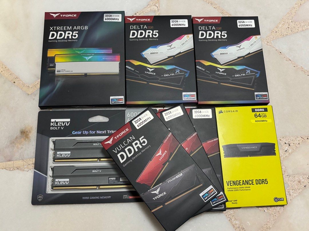 [BUNDLE] Leftover DDR5 6000mts CL30 kits, Computers & Tech, Parts ...