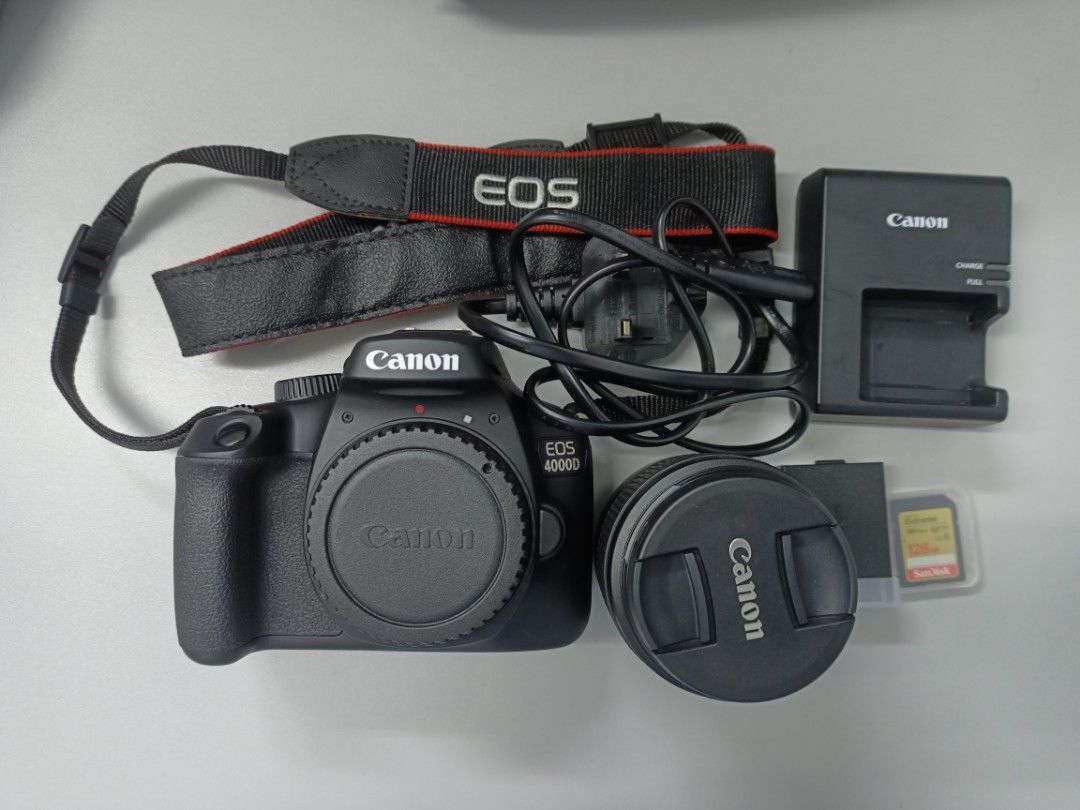 Canon EOS 4000D DSLR Camera, Photography, Cameras on Carousell