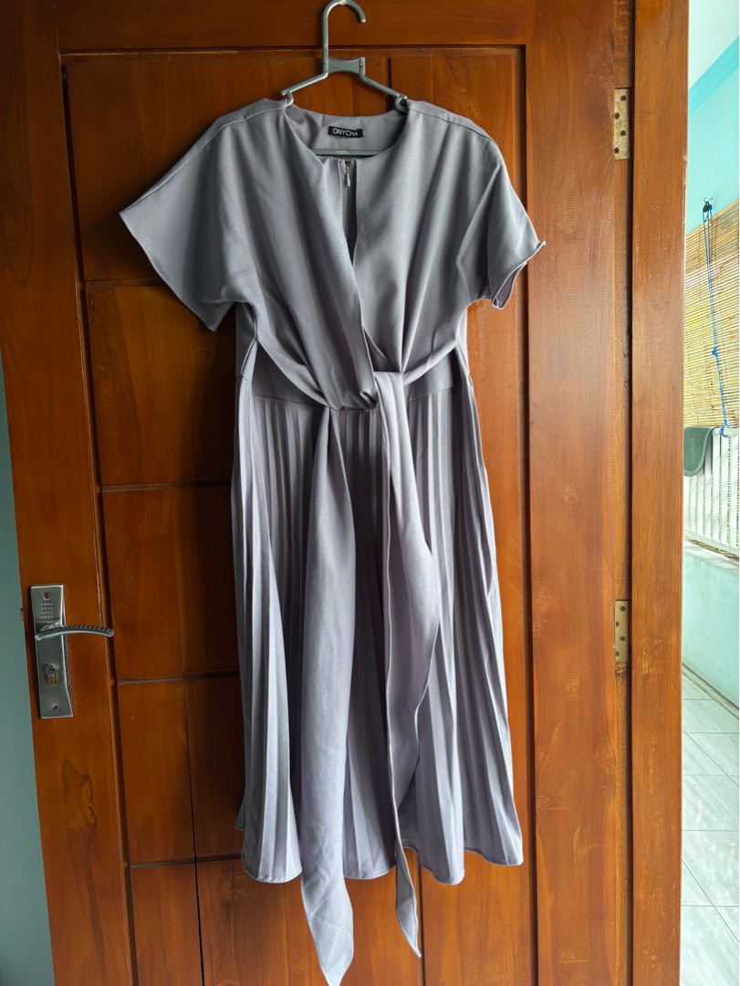 Dress pesta/party lilac, Fesyen Wanita, Pakaian Wanita, Gaun & Rok di ...