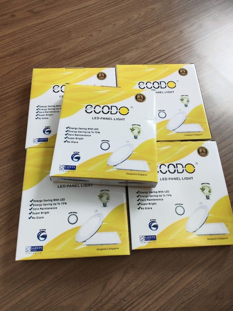 ECODO LED Panel Light, Furniture & Home Living, Lighting & Fans ...