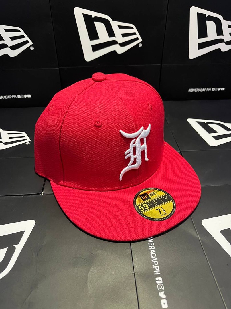 Fear of God Essentials New Era 59Fifty Cap, Men's Fashion, Watches ...