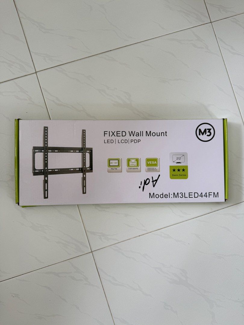 Fixed Wall Mount for 26-63" TVs, TV & Home Appliances, TV ...