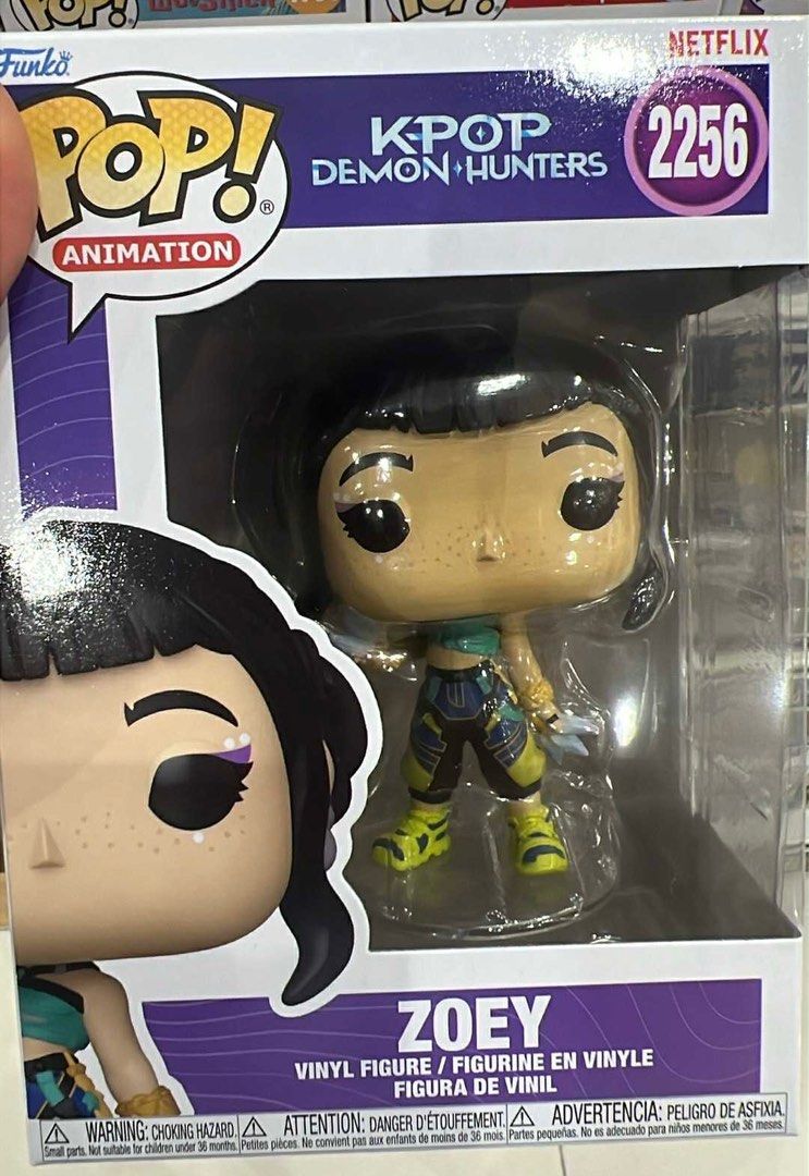 Funko Pop! Animation K-Pop Demon Hunters Mira Zoey Rumi Jinu Set ...