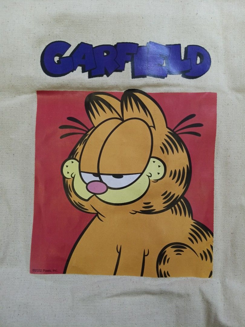 Garfield Tote Bag, Women's Fashion, Bags & Wallets, Tote Bags on Carousell