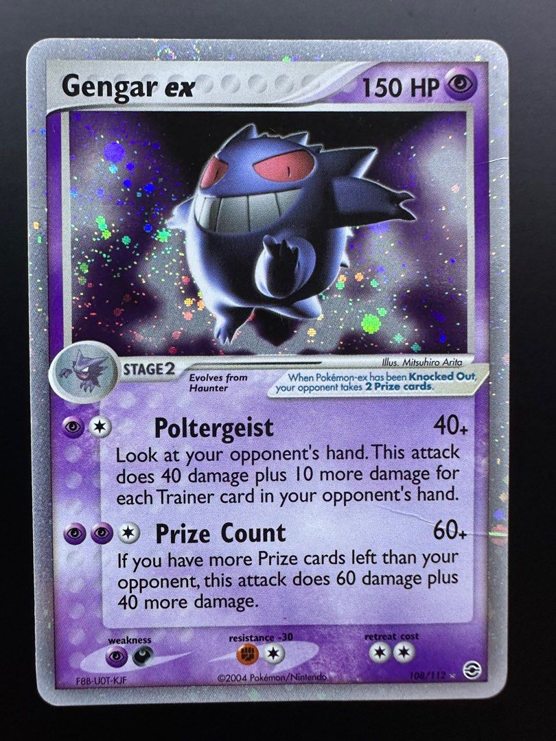 Gengar ex fire red, Hobbies & Toys, Toys & Games on Carousell