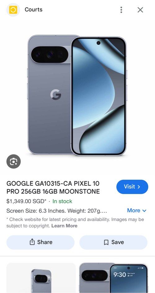 Google Pixel Pixel 10 Pro Grey 256GB, Mobile Phones & Gadgets, Mobile ...