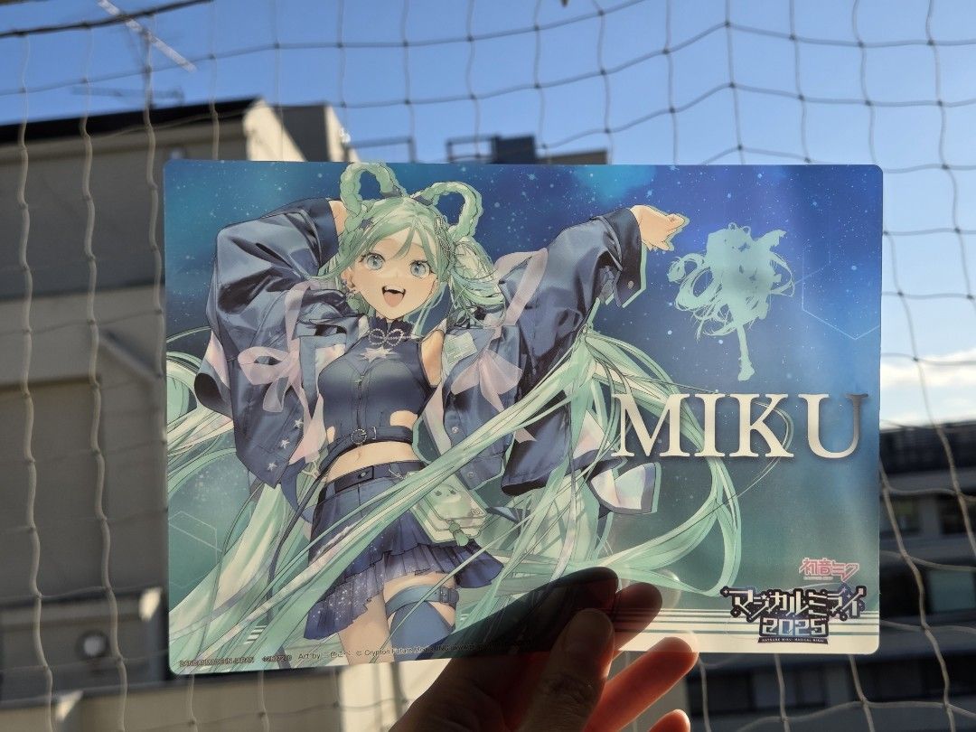 Hatsune Miku Clear Visual Poster, Hobbies & Toys, Collectibles ...