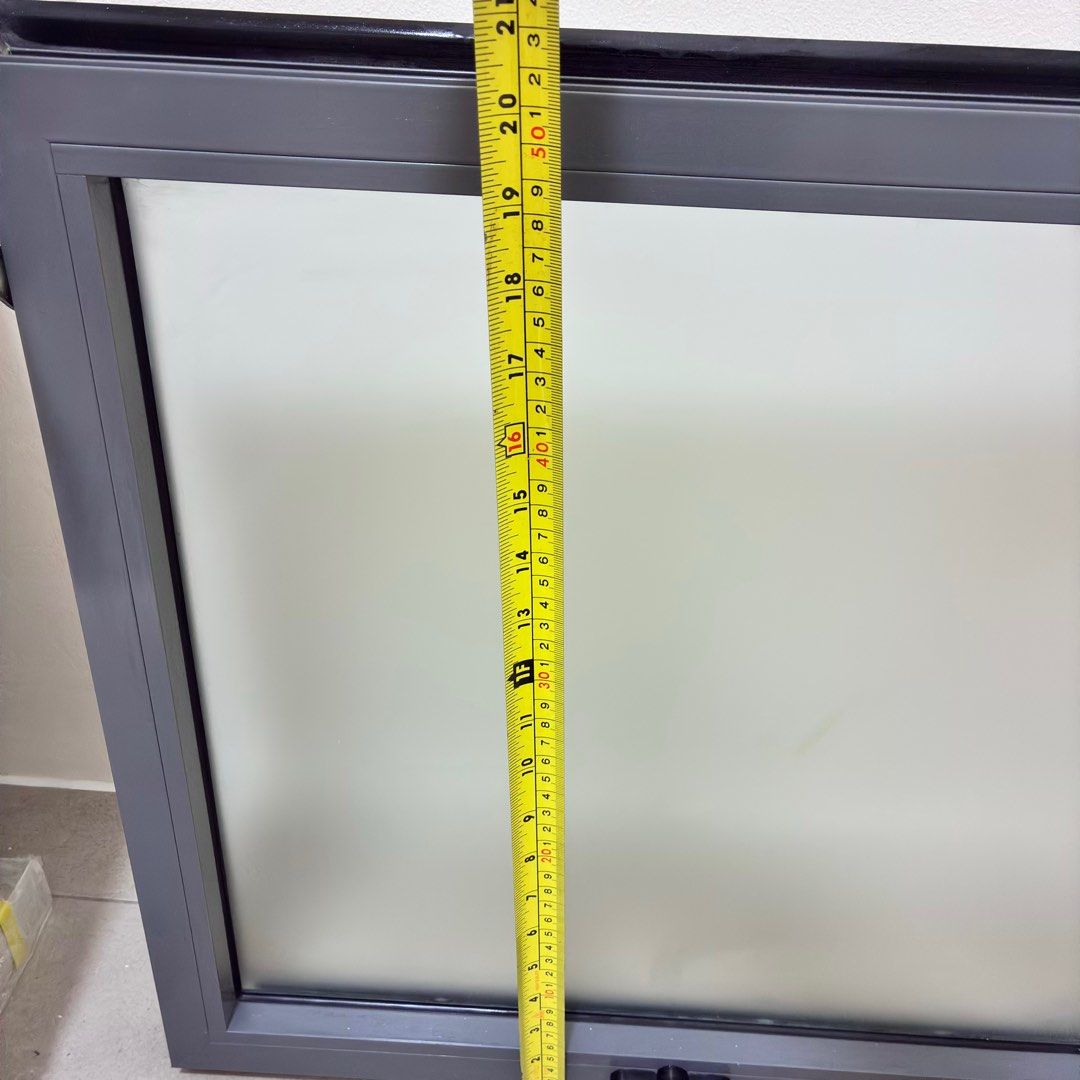 Hdb Top Hung Frosted window, Furniture & Home Living, Bathroom ...