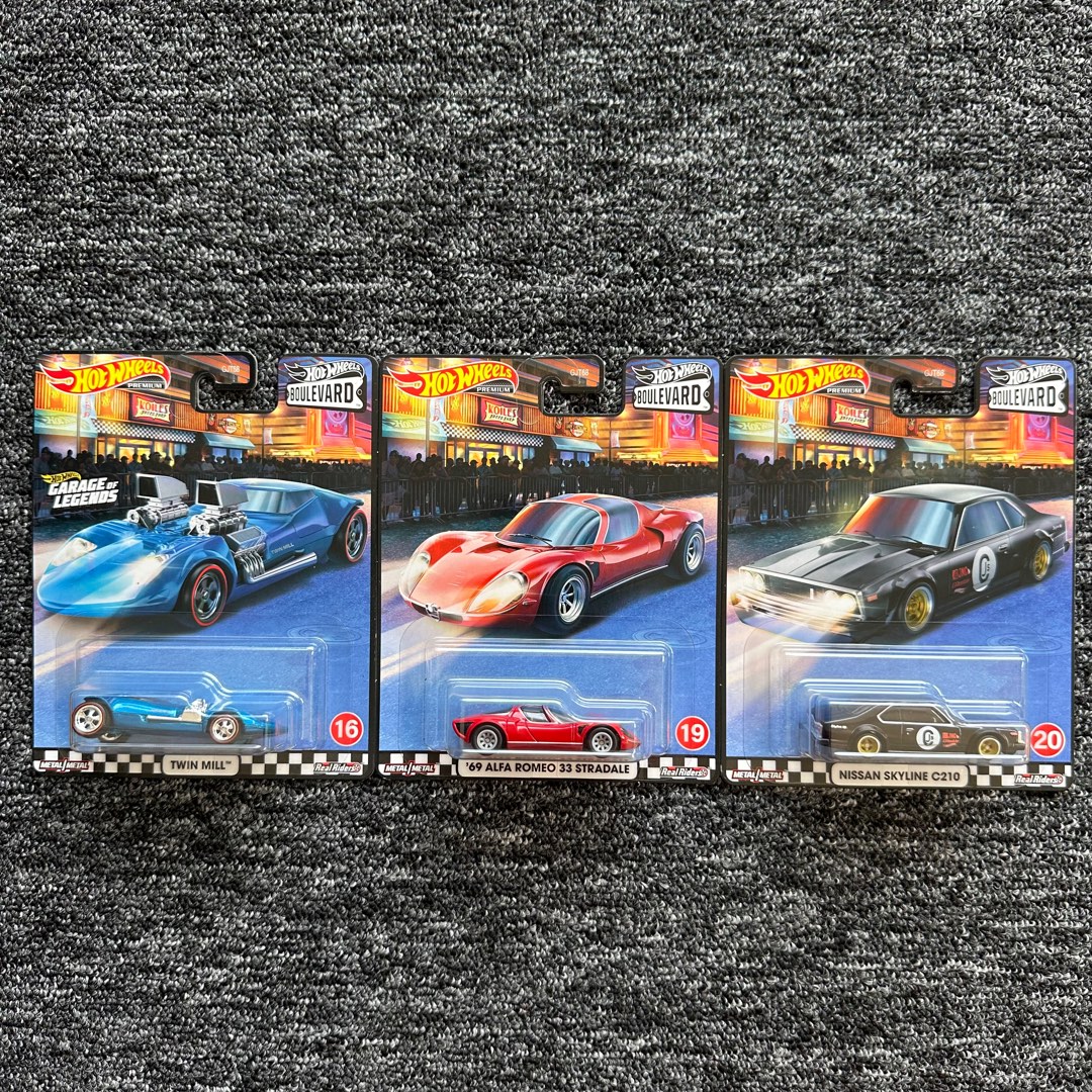 HOT WHEELS 2020 BOULEVARD 55 Chevy Bel Air Gasser 66 Pontiac GTO Ford ...
