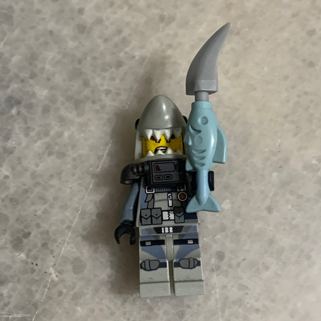 LEGO Ninjago Movie shark army Great White minifigure, Hobbies & Toys ...