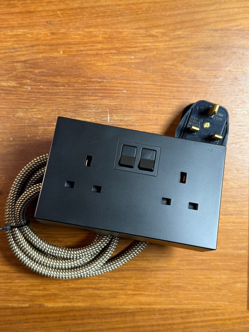 Legrand Extension Socket with Custom Sleeving, TV & Home Appliances ...