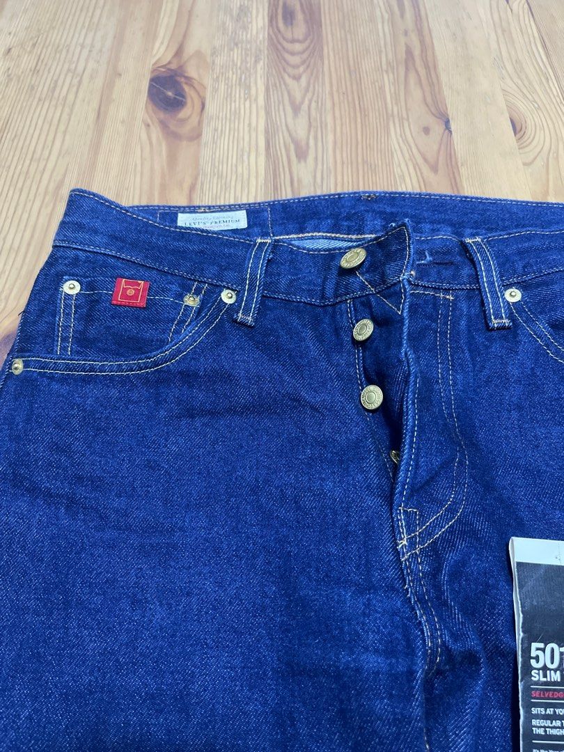 Levi's 501 big E slim taper Year of the dragon (size 28), Men's Fashion ...