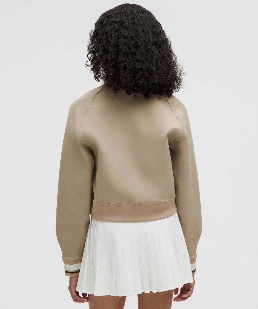 Lululemon Snap-Front Collegiate Jacket, Women's Fashion, Activewear on ...