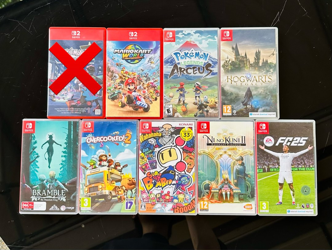 Mario Kart World / Pokemon Legends Arceus / Hogwarts Legacy / Bramble The Mountain King ...