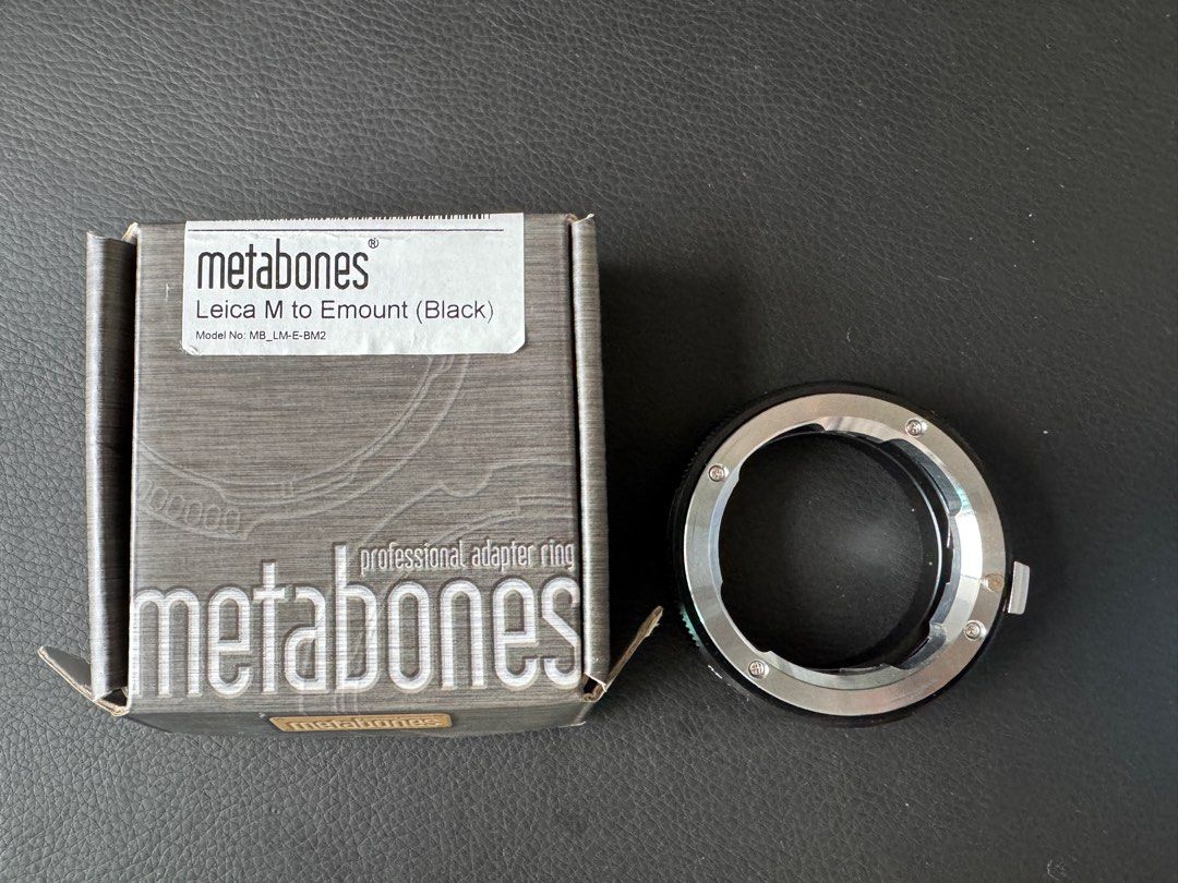 Original Metabones adapter for mounting Leica M lenses on Sony E ...