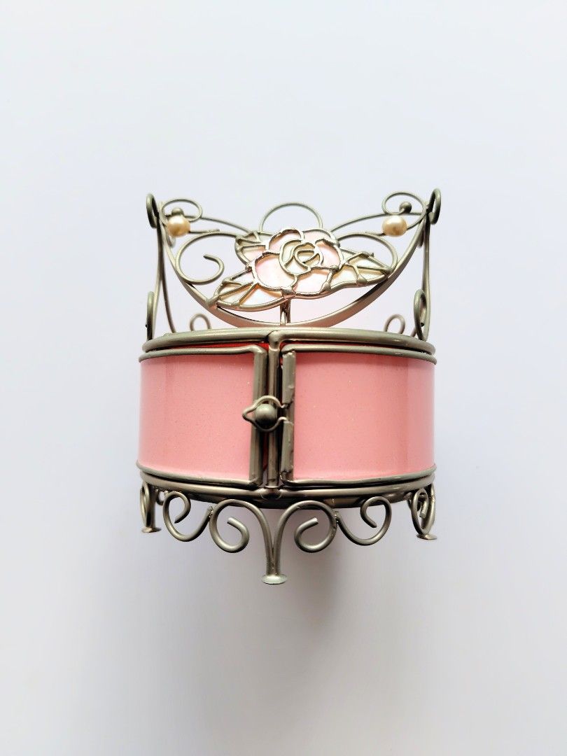 Mini Pink Jewel Box, Furniture & Home Living, Home Decor Accessories ...