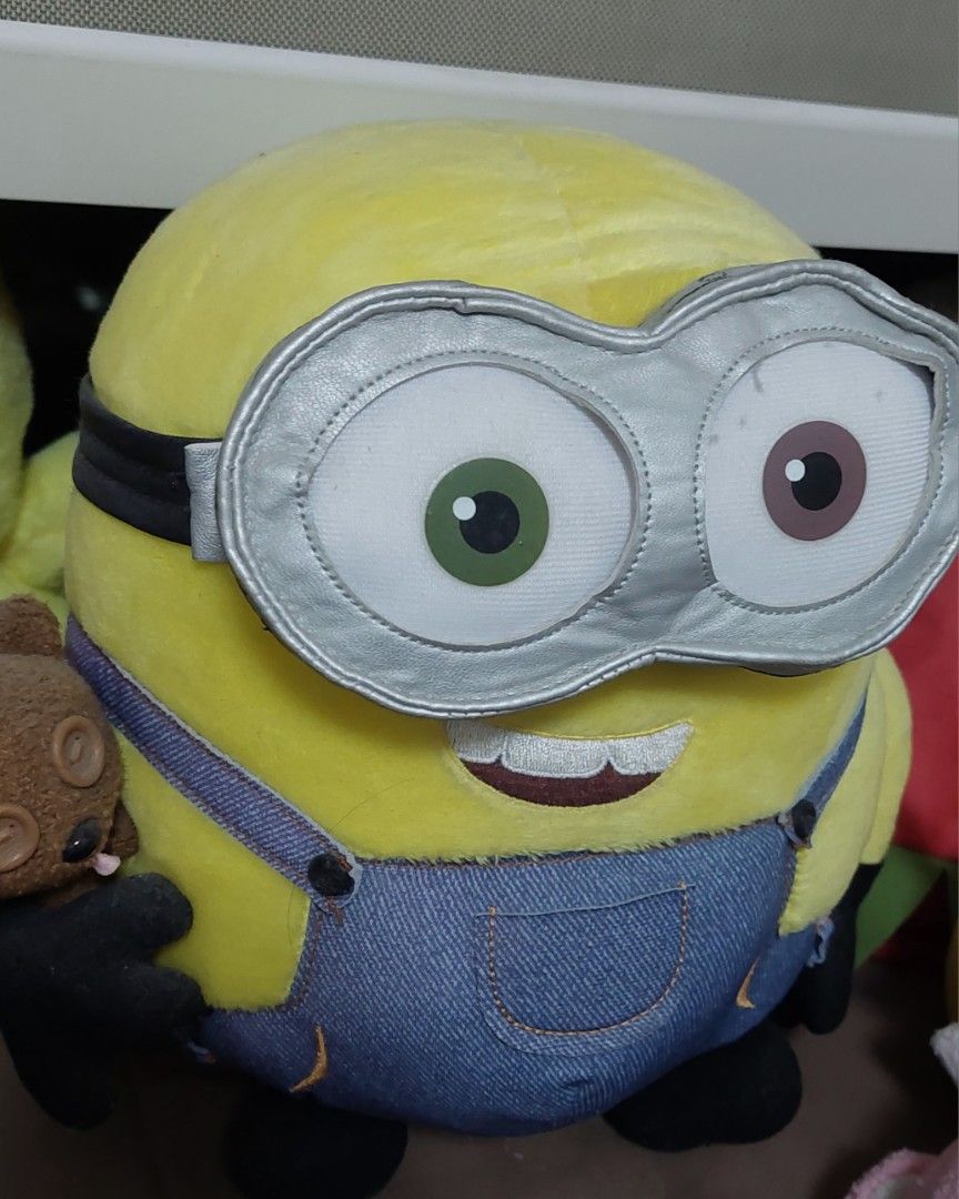 Authentic Minions Universal Studios Plush Toy - Bob with Tim The Teddy ...