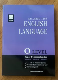 English language O level paper2 glm, Hobbies & Toys, Books & Magazines ...