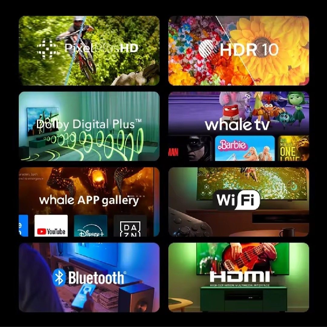 Philips 32inch Smart TV, YouTube Netflix Google Play Apple Air ...