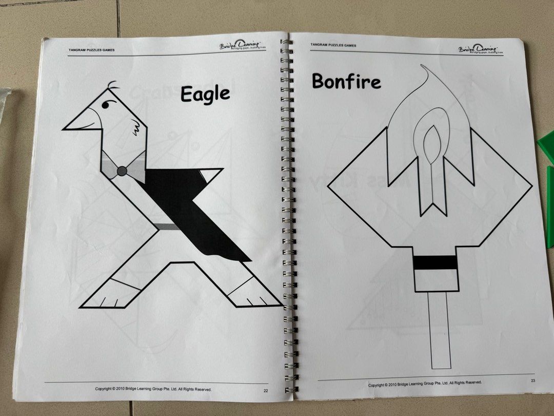 Piaget IQ Math Tangram Puzzle Games, Hobbies & Toys, Toys & Games on ...