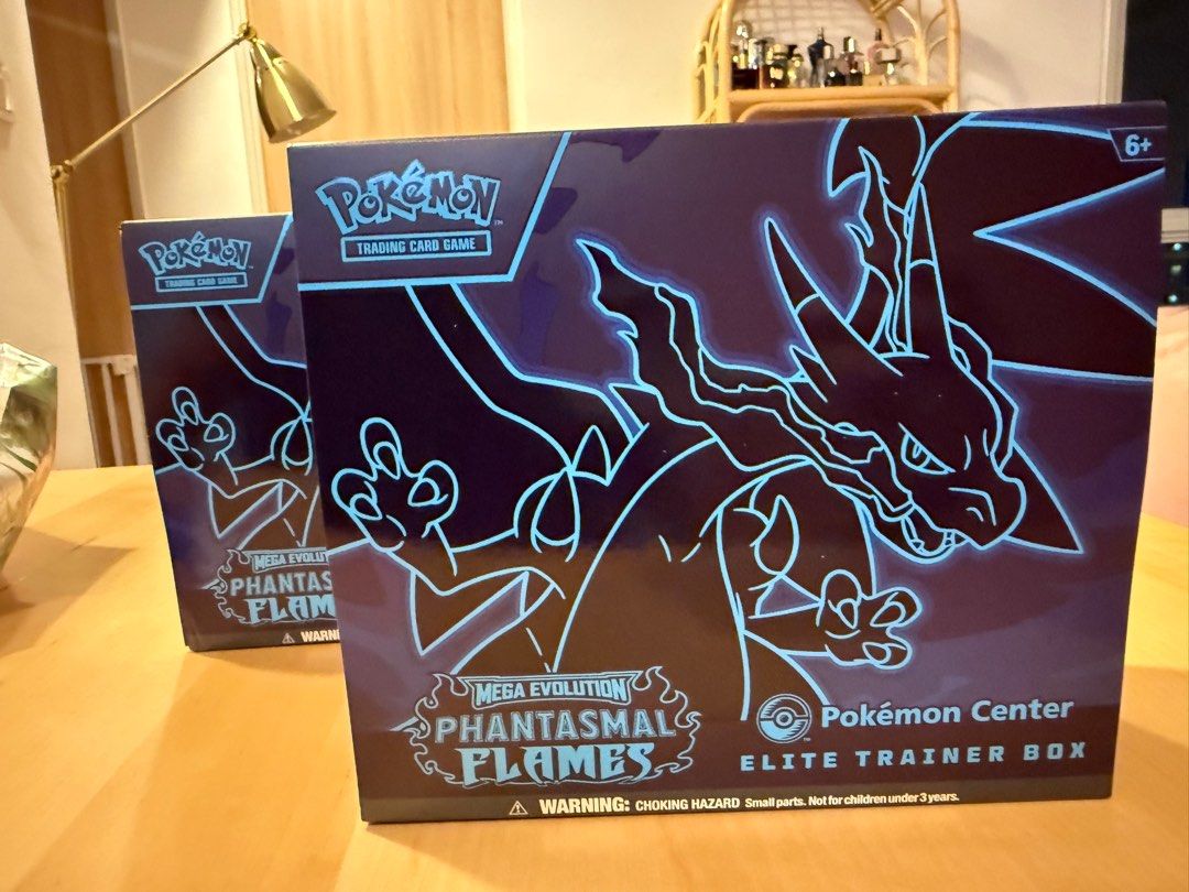 Pokemon Center Mega Evolution Phantasmal Flames Elite Trainer Box ...