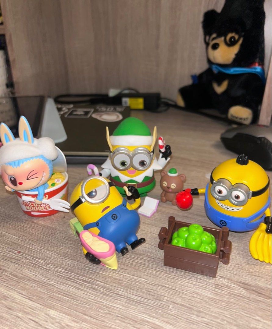 Popmart Labubu Cup Noodle Figure & Minions Figures, Hobbies & Toys ...